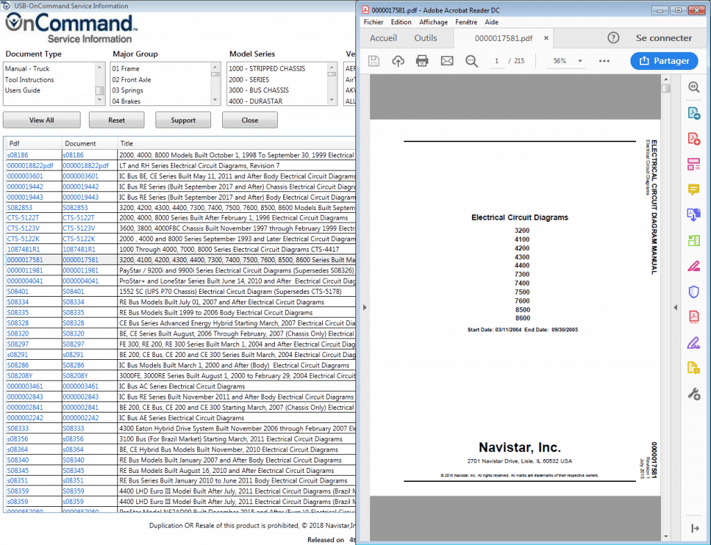 International Truck Isis Navistar Oncommand Service Informat