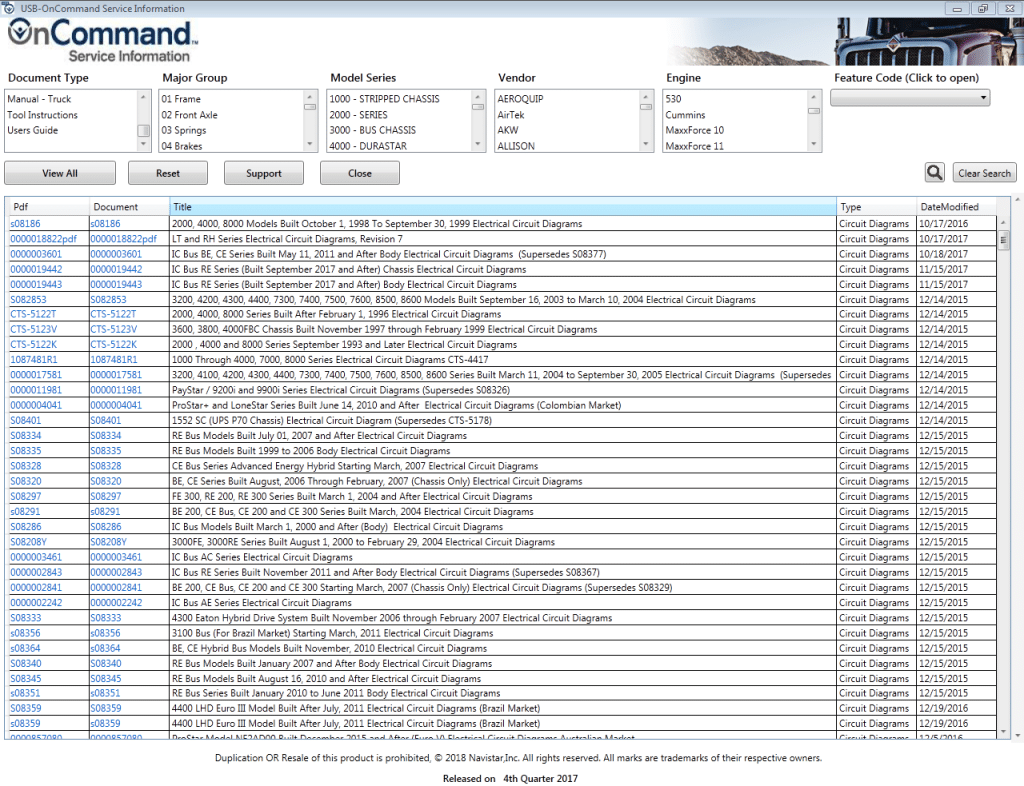 International Truck Isis Oncommand Service Information 03 20